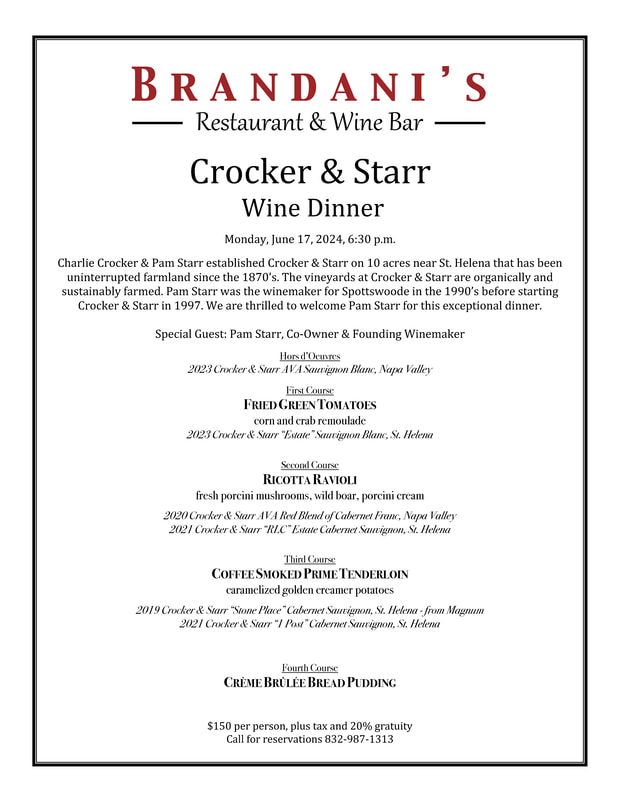 Wine Events - Brandani's Restaurant & Wine Bar